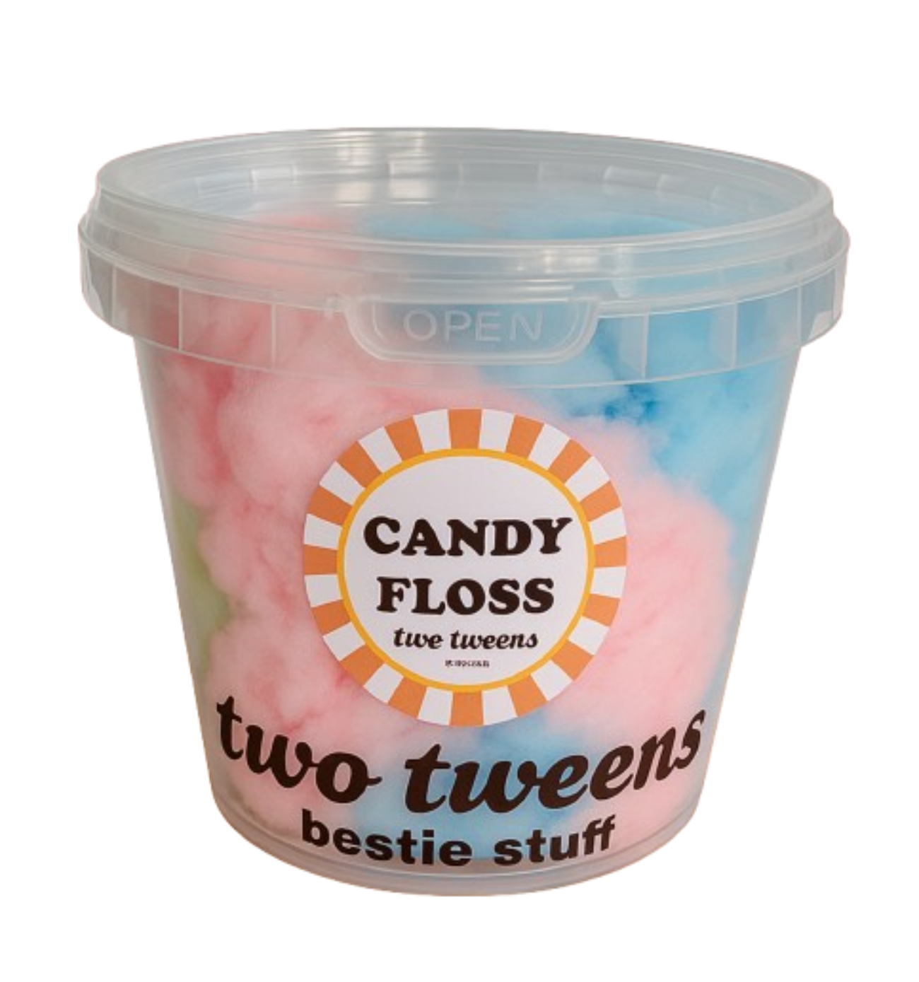 Two Tweens® Signature Candy Floss Bucket – Limited Edition Vibe