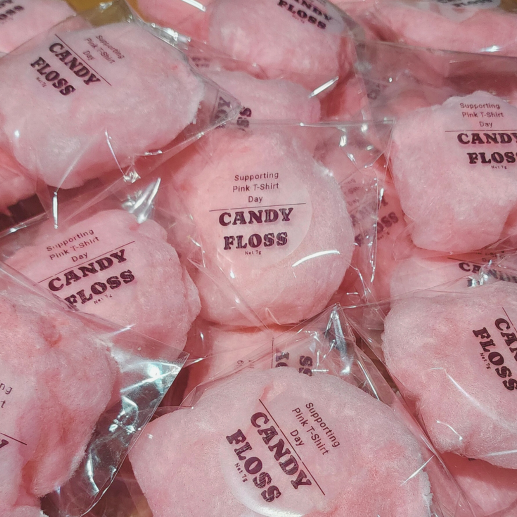 Pastel Candy Floss mini bags – Blue-raspberry , Banana or Strawberry ...